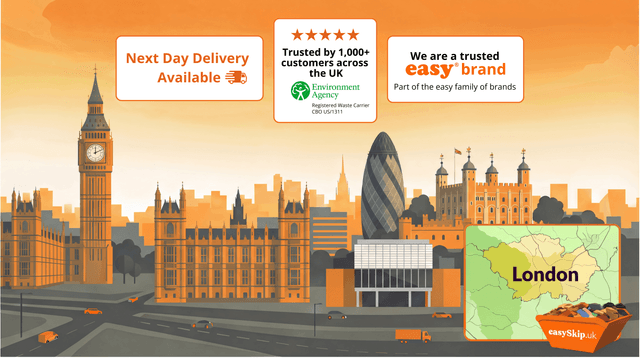 Skip Hire London, Cheap Prices, Fast Skip Delivery - easySkip